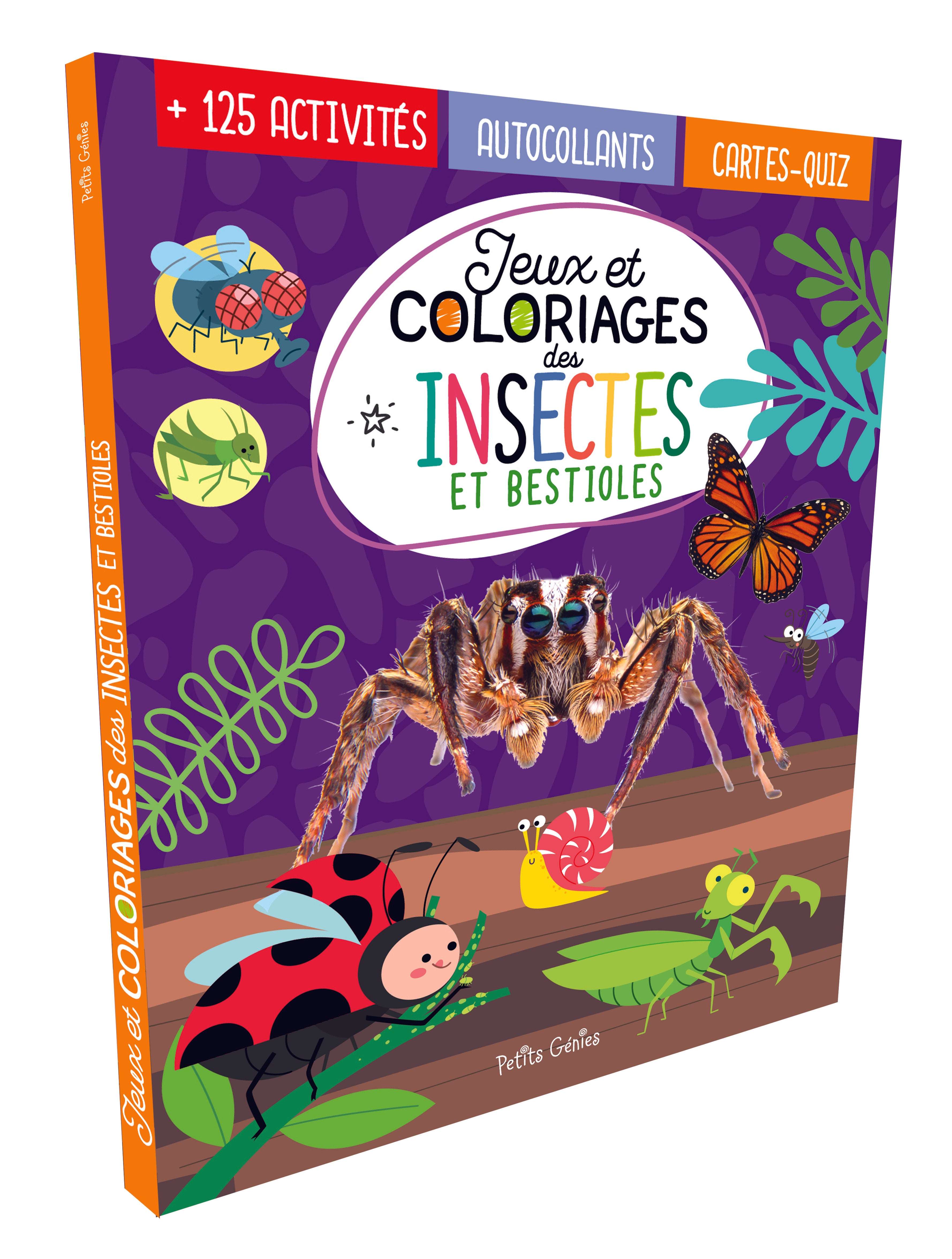 Jeux et coloriages des insectes et bestioles – Éditions Petits Génies