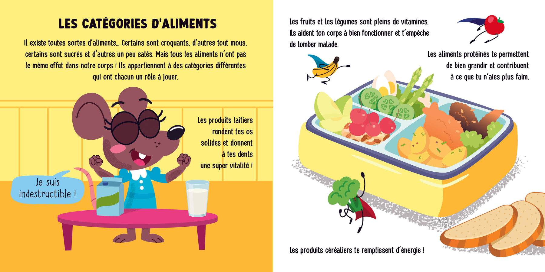 Un pas à la fois : La nourriture – Éditions Petits Génies