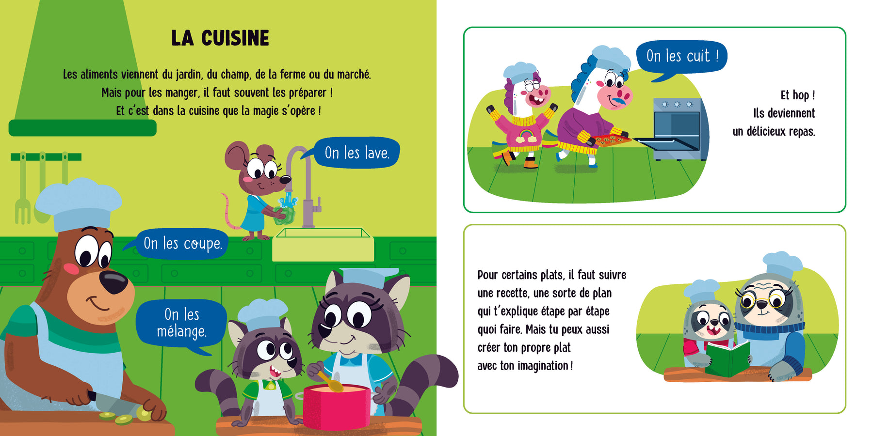 Un pas à la fois : La nourriture – Éditions Petits Génies